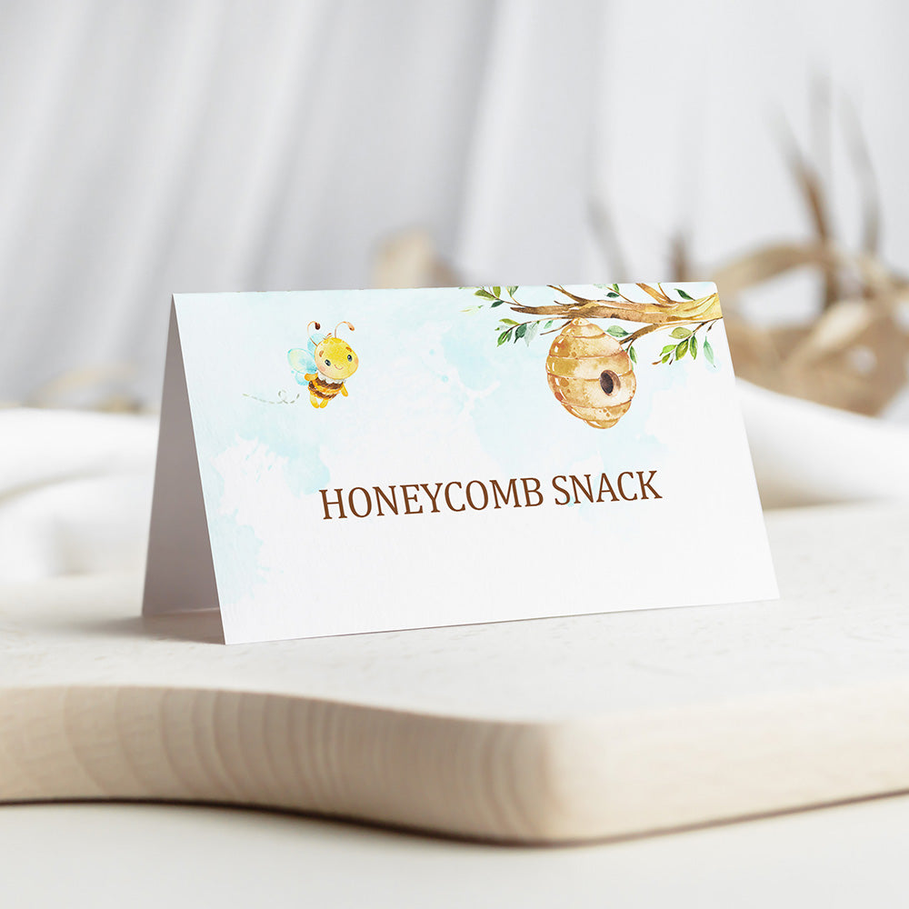Honey Bee Birthday Table Tents – The Painted Barn Studio