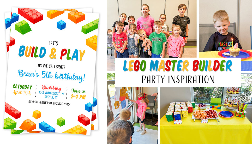 Lego Master Builder Birthday Party – The Painted Barn Studio