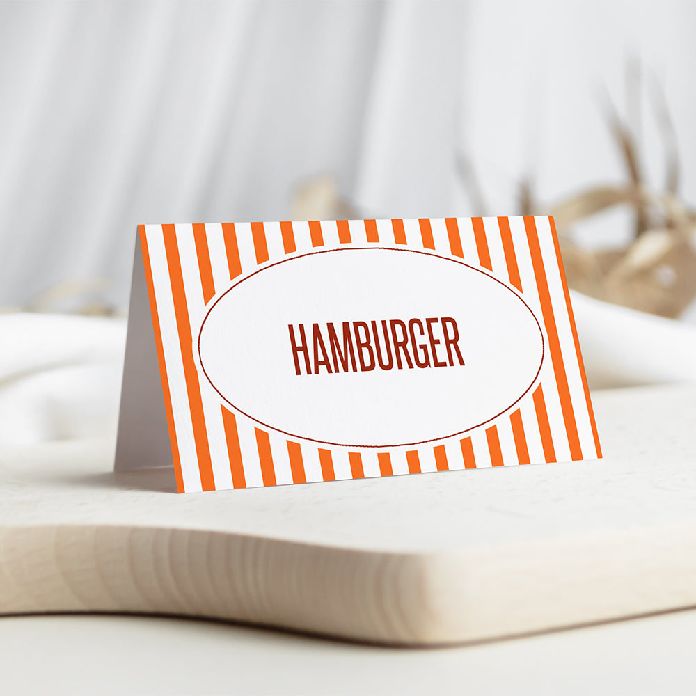 Whataburger Inspired Birthday Food Label – The Painted Barn Studio