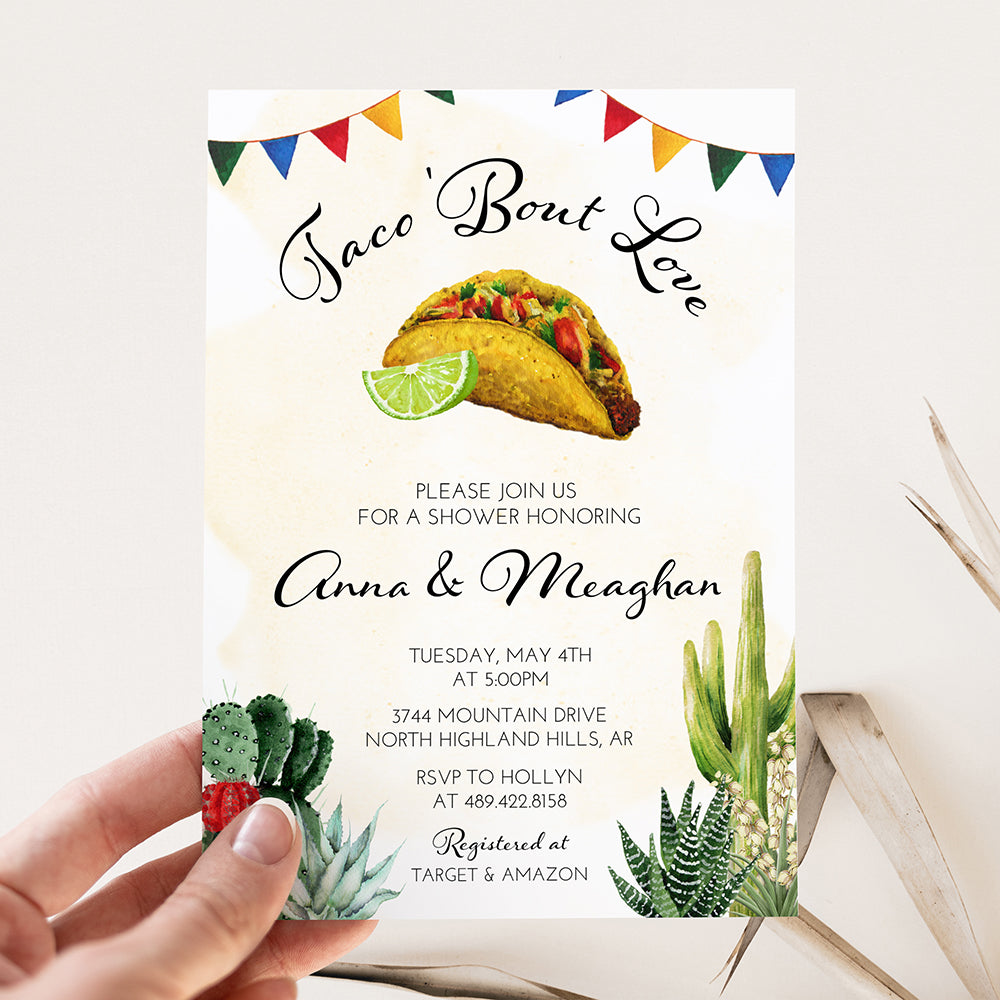 Taco Wedding Invitations